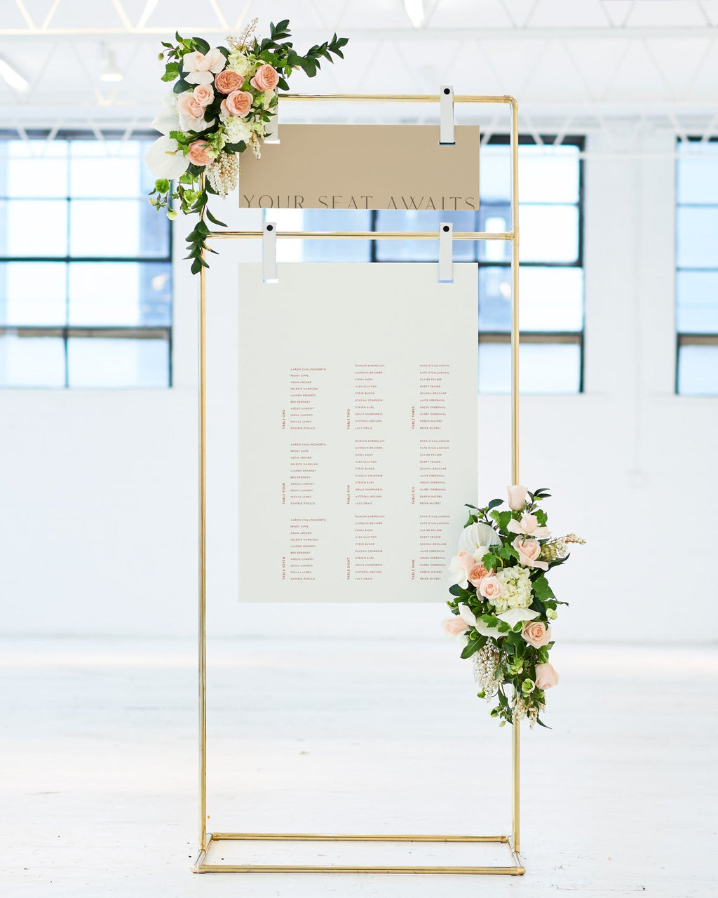 Seating Chart Signage – State Of Reverie