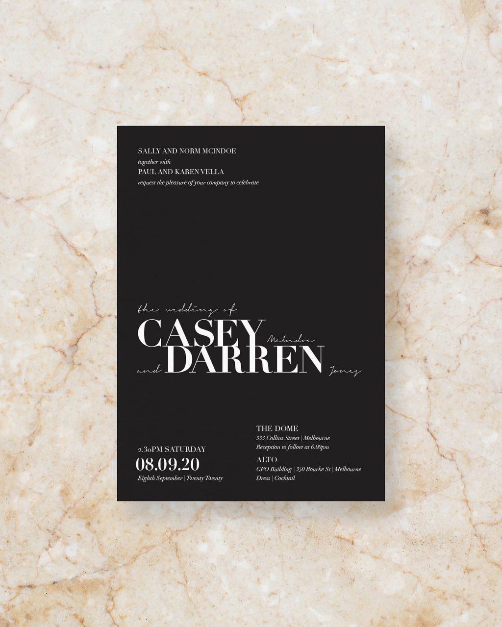 Invitation Card – State Of Reverie