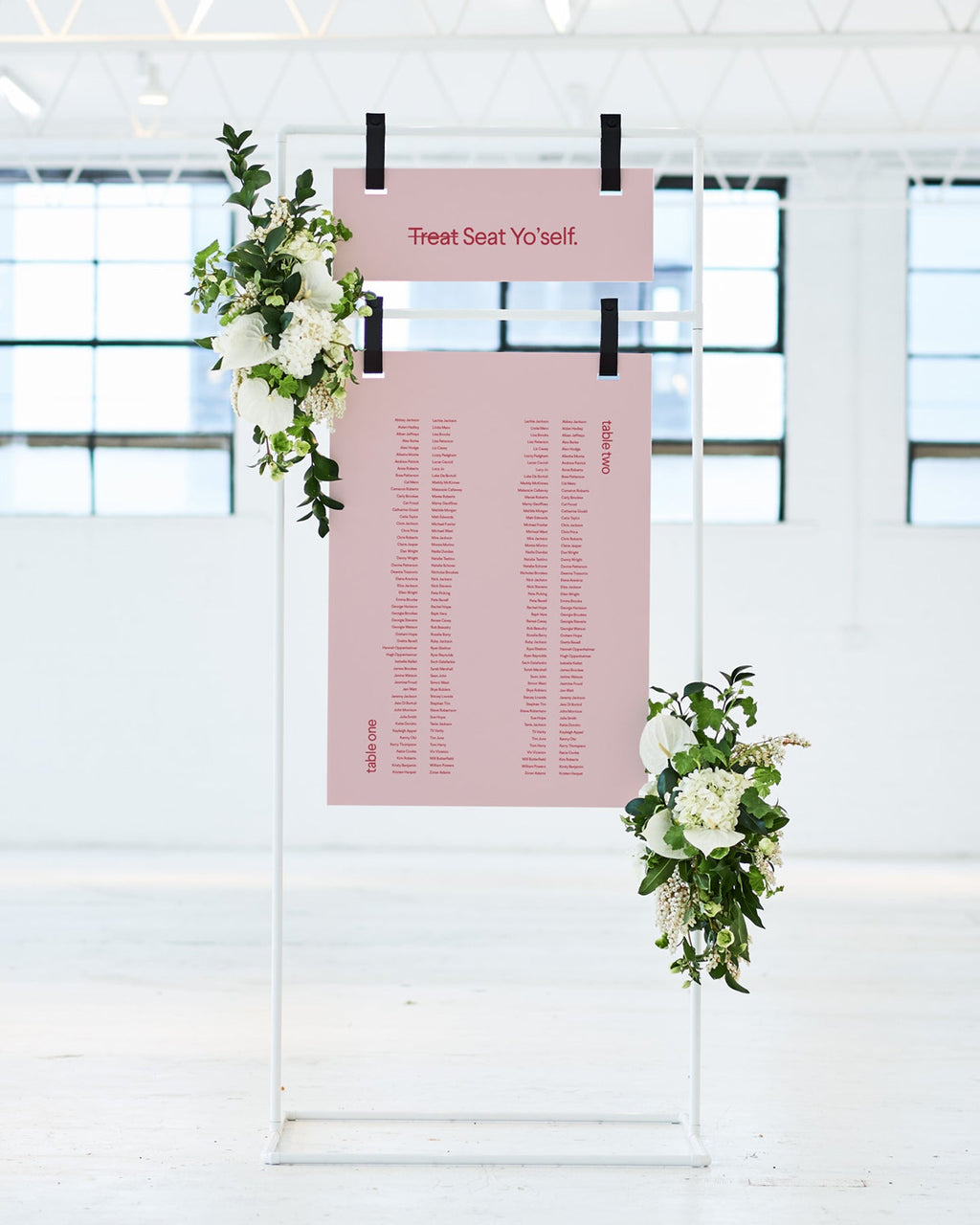 Seating Chart Signage – State Of Reverie